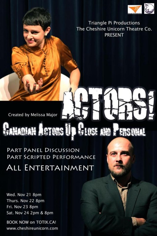 Actors! Canadian Actors Up Close and Personal | Theatromania